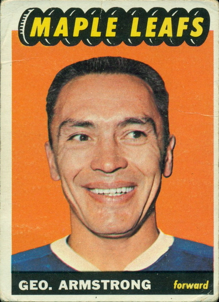 George Armstrong: 1965-66 Topps 19 - Hockey Card Collection