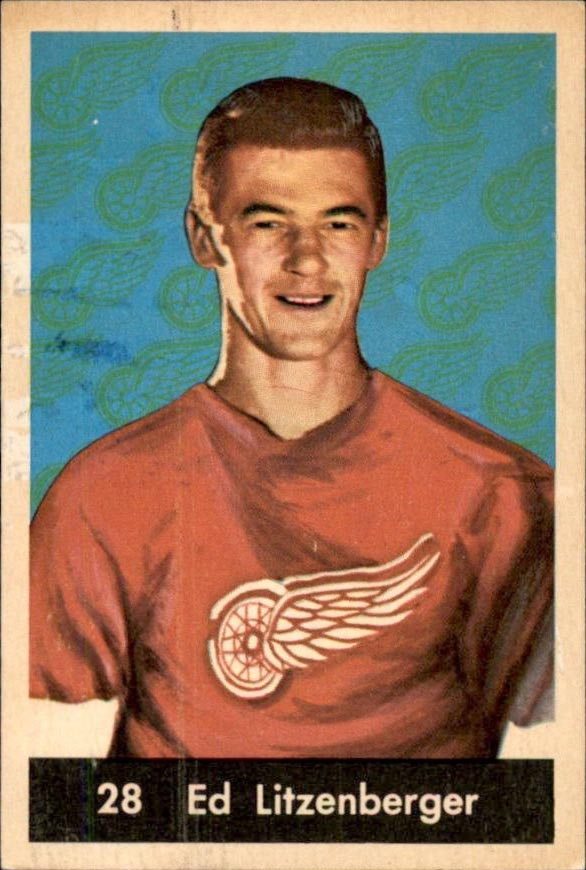 Ed Litzenberger: 1961-62 Parkhurst 28 - Hockey Card Collection