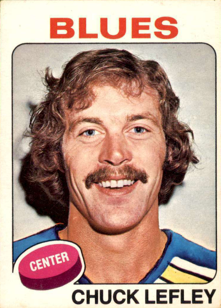 Chuck Lefley: 1975-76 O-Pee-Chee 282 - Hockey Card Collection