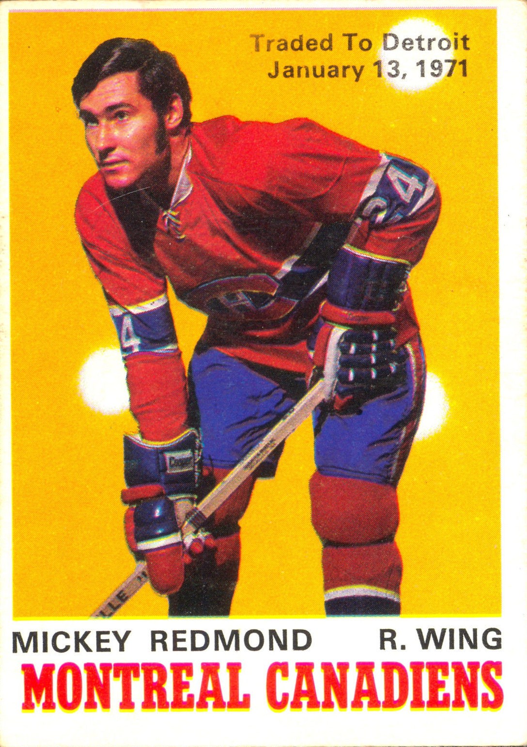 Mickey Redmond: 1970-71 O-Pee-Chee 175
