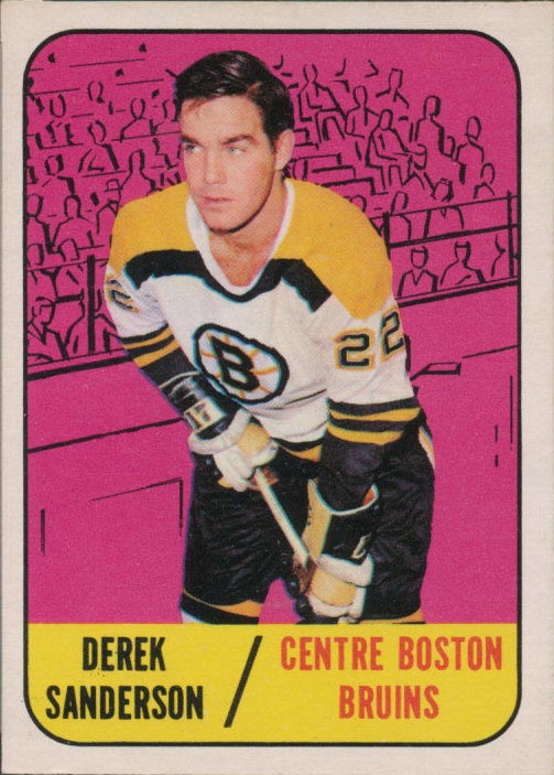 Derek Sanderson: 1967-68 Topps 33 - Hockey Card Collection