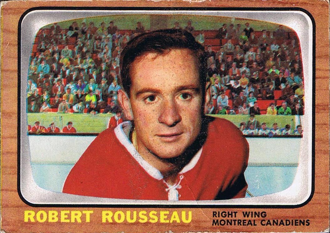 Bobby Rousseau: 1966-67 Topps 7 - Hockey Card Collection