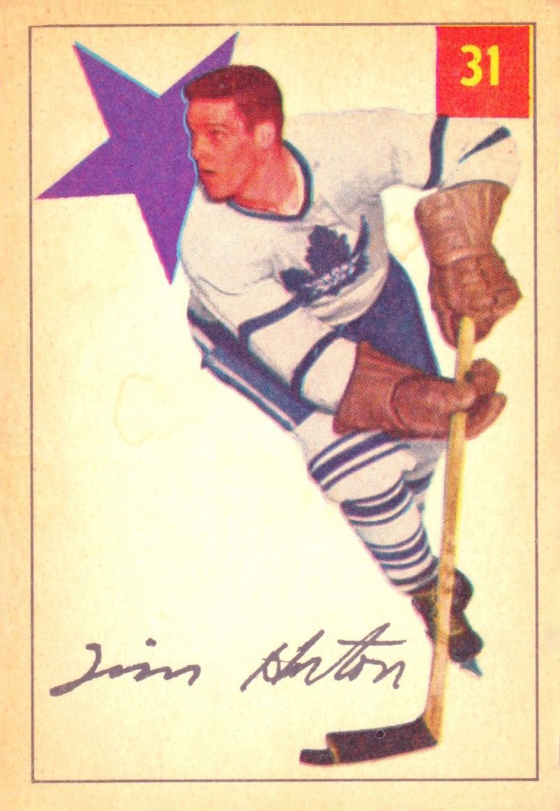 Tim Horton: 1954-55 Parkhurst 31 - Hockey Card Collection