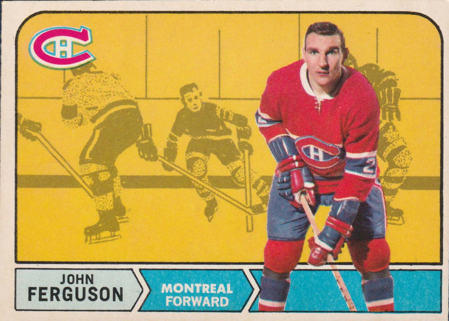 John Ferguson: 1968-69 O-Pee-Chee 20 - Hockey Card Collection
