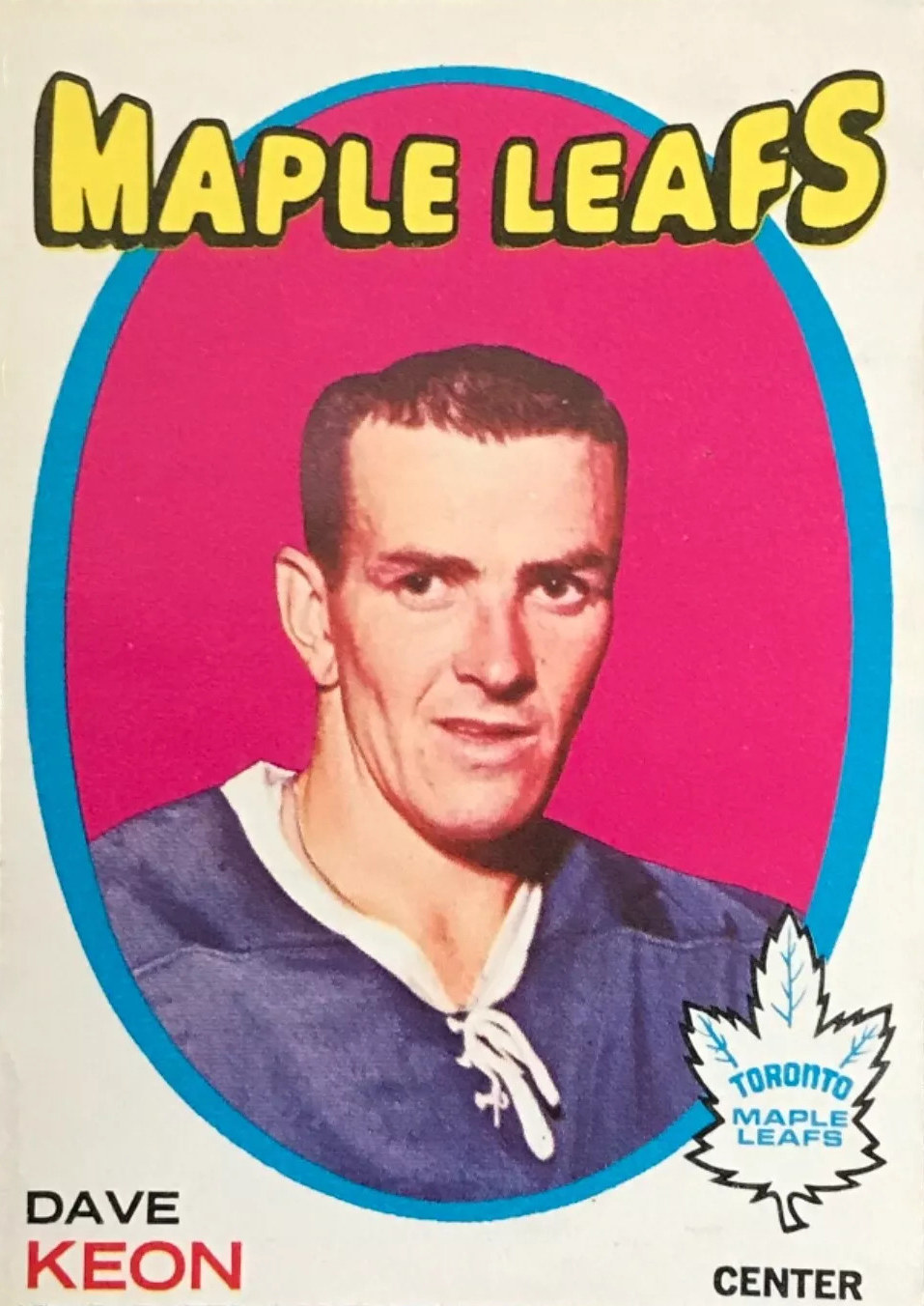 Dave Keon: 1971-72 O-Pee-Chee 80 - Hockey Card Collection