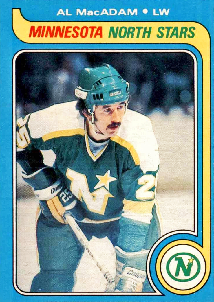 Al MacAdam: 1979-80 O-Pee-Chee 104 - Hockey Card Collection